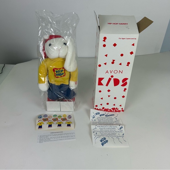 Avon | Toys | Vtg 202 Nib Avon Kids Hip Hop Harry Animated Bunny Sings ...